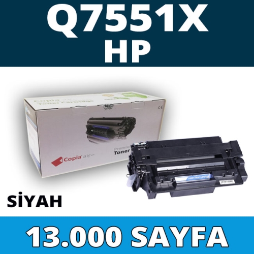 KOPYA COPIA YM-Q7551X HP Q7551X 13000 Sayfa SİYAH MUADIL Lazer ...
