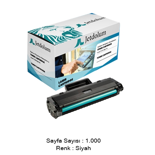 JETDOLUM JET-W1106A HP W1106A/106A 1000 Sayfa SİYAH MUADIL Lazer Yazıcılar / Faks Makineleri ...