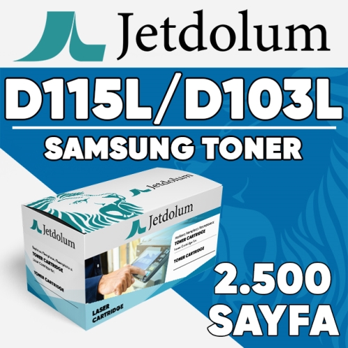 JETDOLUM JET-D115L SAMSUNG MLT-D115L/MLT-D103L 2500 Sayfa SİYAH MUADIL Lazer Yazıcılar / Faks ...