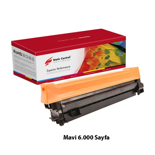 STATIC CONTROL 002-01-R2001A HP 658A W2001A Mavi 6000 Sayfa MAVİ (CYAN ...