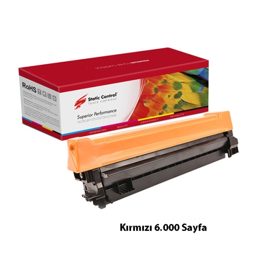STATIC CONTROL 002-01-R2003A HP 658A W2003A Kırmızı 6000 Sayfa KIRMIZI (MAGENTA) MUADIL Lazer ...