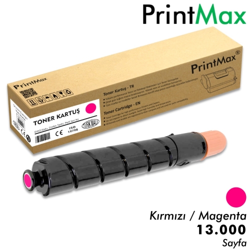 PRINTMAX PM-C-EXV54-M PM-C-EXV54-C 13000 Sayfa KIRMIZI (MAGENTA) MUADIL ...