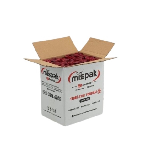 MİSPAK ( ORTA BOY KIRMIZI MİS-O-TBA-31 ) ORTA BOY 55 x 60 cm 100 µm 10 ...