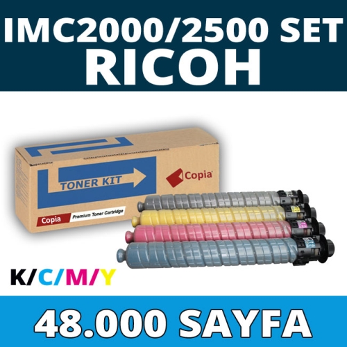 KOPYA COPIA YM-IMC2000-IMC2500-SET RICOH IMC2000/IMC2500 KCMY 48000 ...