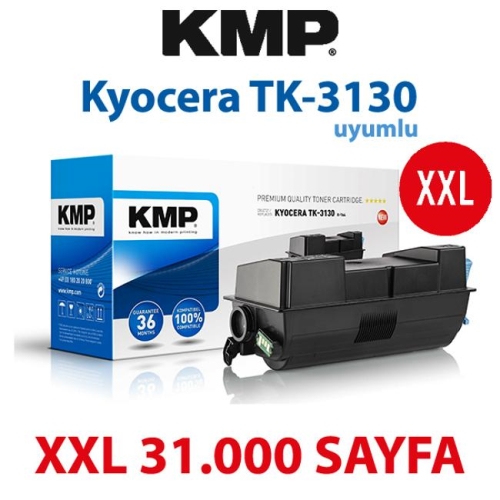KMP 2896,0000 KYOCERA FS 4200 TK-3130 31000 Sayfa BLACK MUADIL Lazer Yazıcılar / Faks Makineleri ...