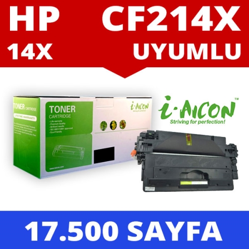 I-AICON C-CF214X HP CF214X 17500 Sayfa BLACK MUADIL Lazer Yazıcılar ...