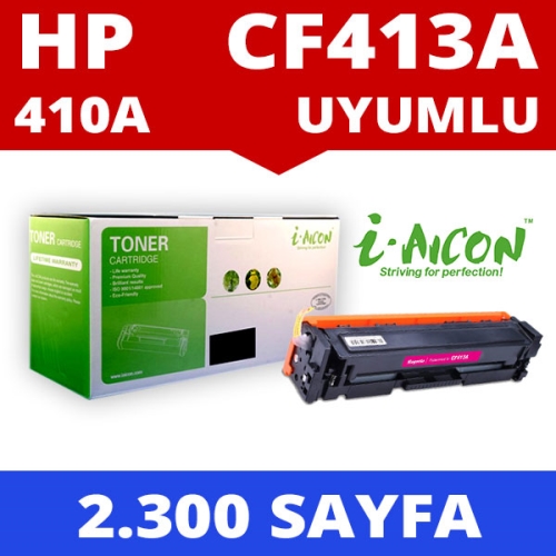 I-AICON C-CF413A HP CF413A 2300 Sayfa MAGENTA MUADIL Lazer Yazıcılar ...