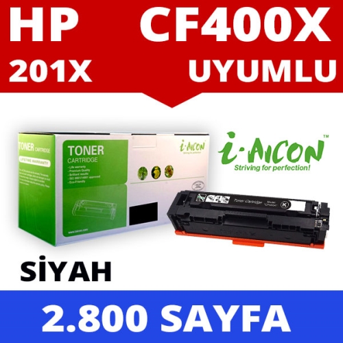 I-AICON C-CF400X HP CF400X 2800 Sayfa BLACK MUADIL Lazer Yazıcılar ...