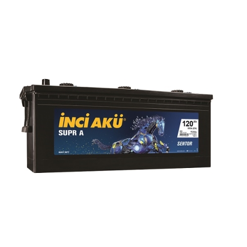 İNCİ ( 1010205 ) 12 V 120 Ah C20 SUPR A SENTOR SULU Akü