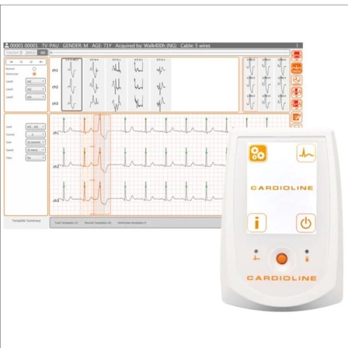 CARDIOLINE S.P.A. CLICK HOLTER CUBE HOLTER YAZILIMI Ritim Holter Cihazı