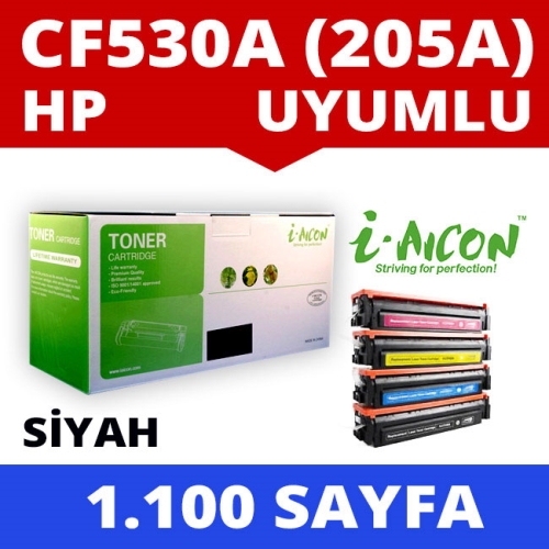 I-AICON C-CF530A HP CF530A 1100 Sayfa SİYAH-BEYAZ MUADIL Lazer ...