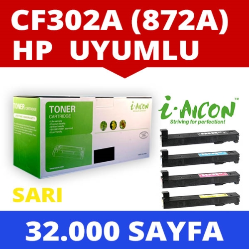 I-AICON C-CF302A HP CF302A 32000 Sayfa RENKLİ MUADIL Lazer Yazıcılar ...
