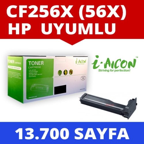I-AICON C-CF256X HP CF256X 13700 Sayfa SİYAH-BEYAZ MUADIL Lazer ...