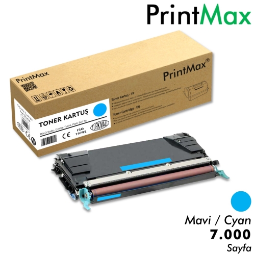 PRINTMAX PM-746C PM-746C 7000 Sayfa CYAN MUADIL Lazer Yazıcılar / Faks ...