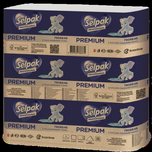 SELPAK PROFESSIONAL 7906646 FSC Premium Z-Katli Dispenser 200'lü x 20 Z ...