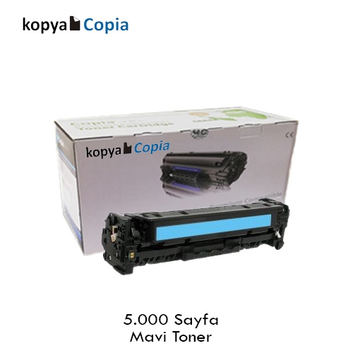 KOPYA COPIA YM-CF411X HP CF411X/CRG046H 5000 Sayfa CYAN MUADIL Lazer ...