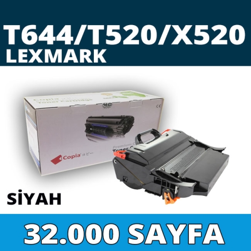 KOPYA COPIA YM-T644 LEXMARK 64016HE 32000 Sayfa BLACK MUADIL Lazer ...